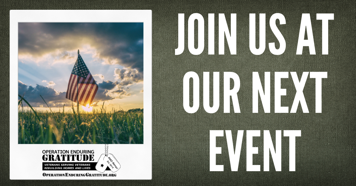 Events Page | Operation Enduring Gratitude